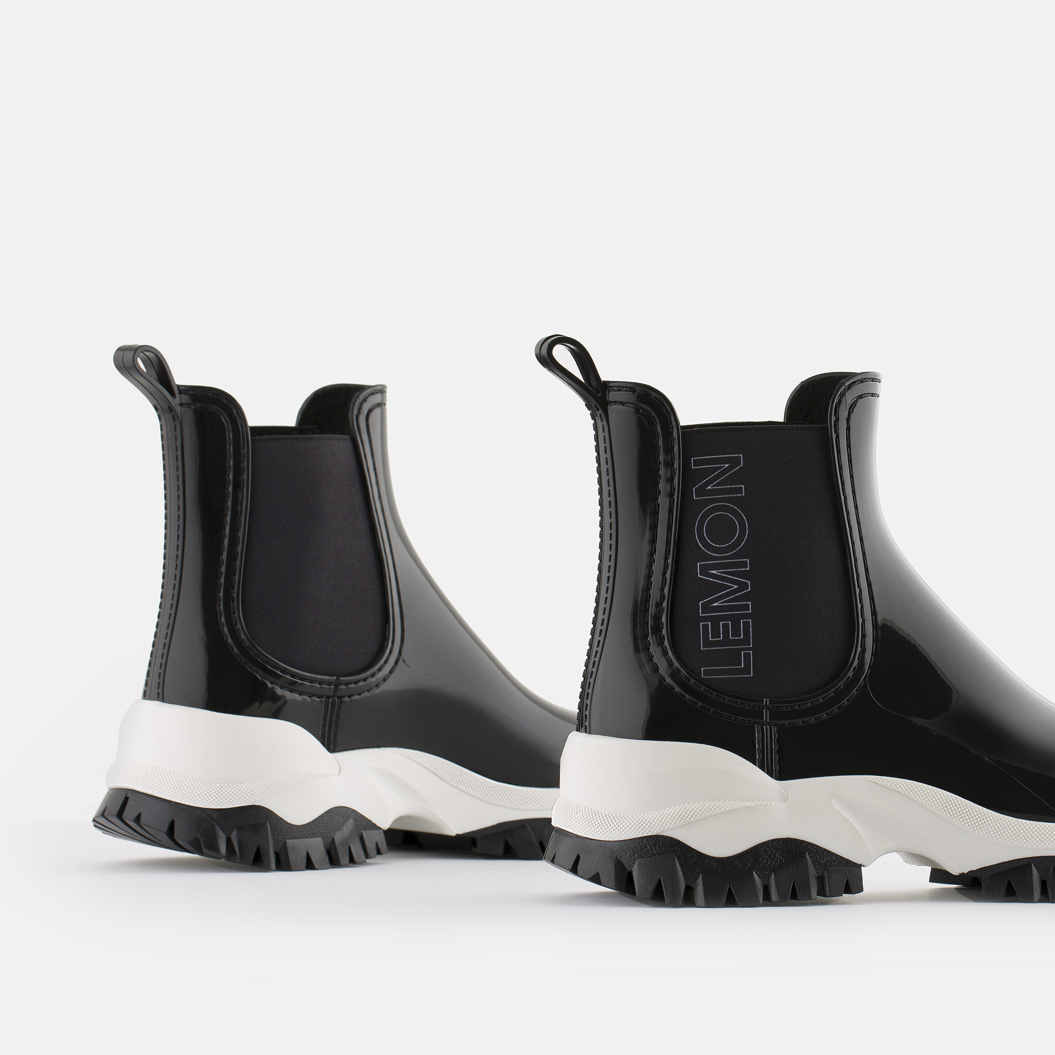 Lemon Jelly Women's Vegan Sporty Black Ankle Boots JAYDEN 10