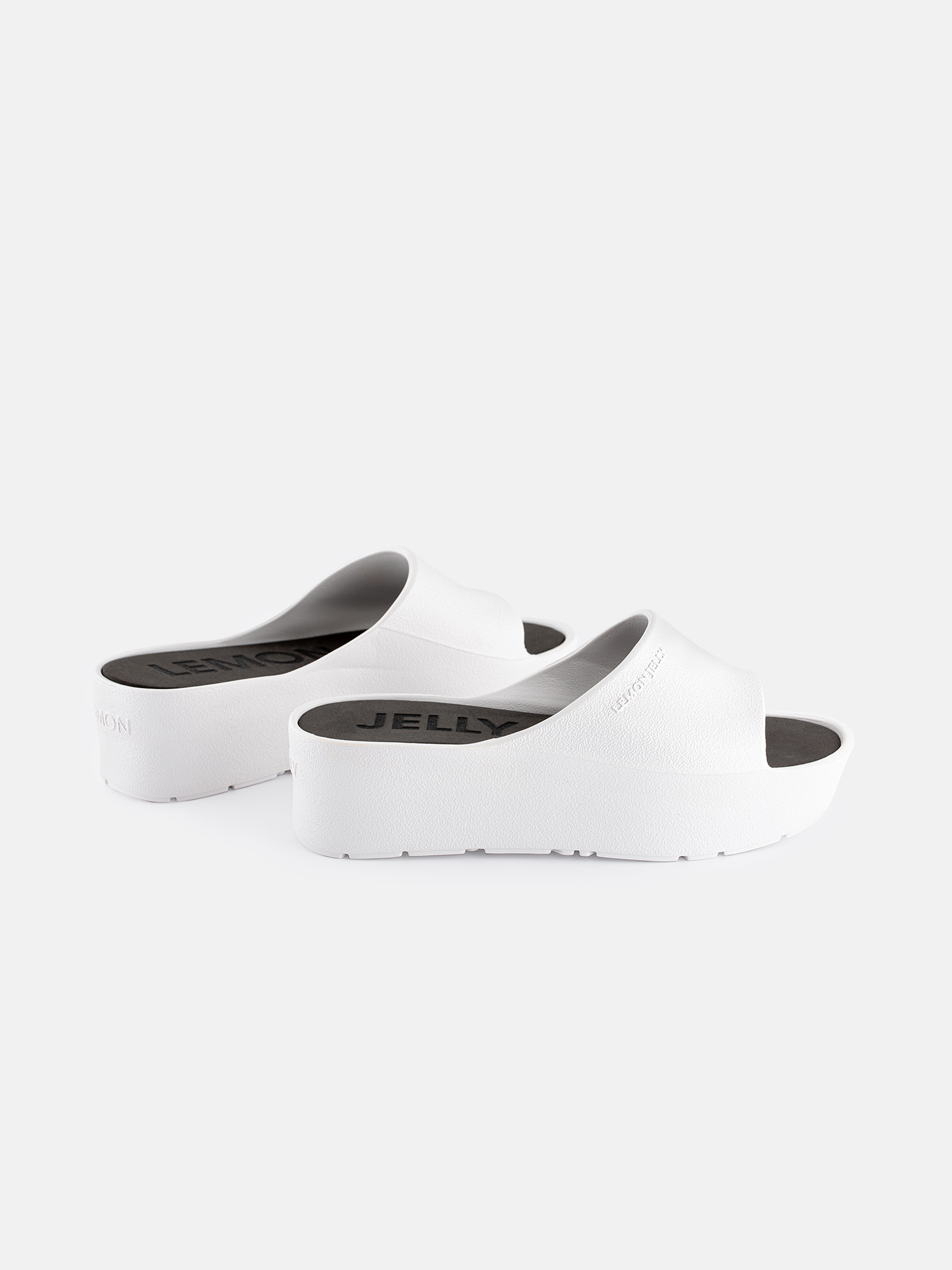 Lemon Jelly Platform Slides White SUNNY 18 | Spring Summer 2022 - 10018152