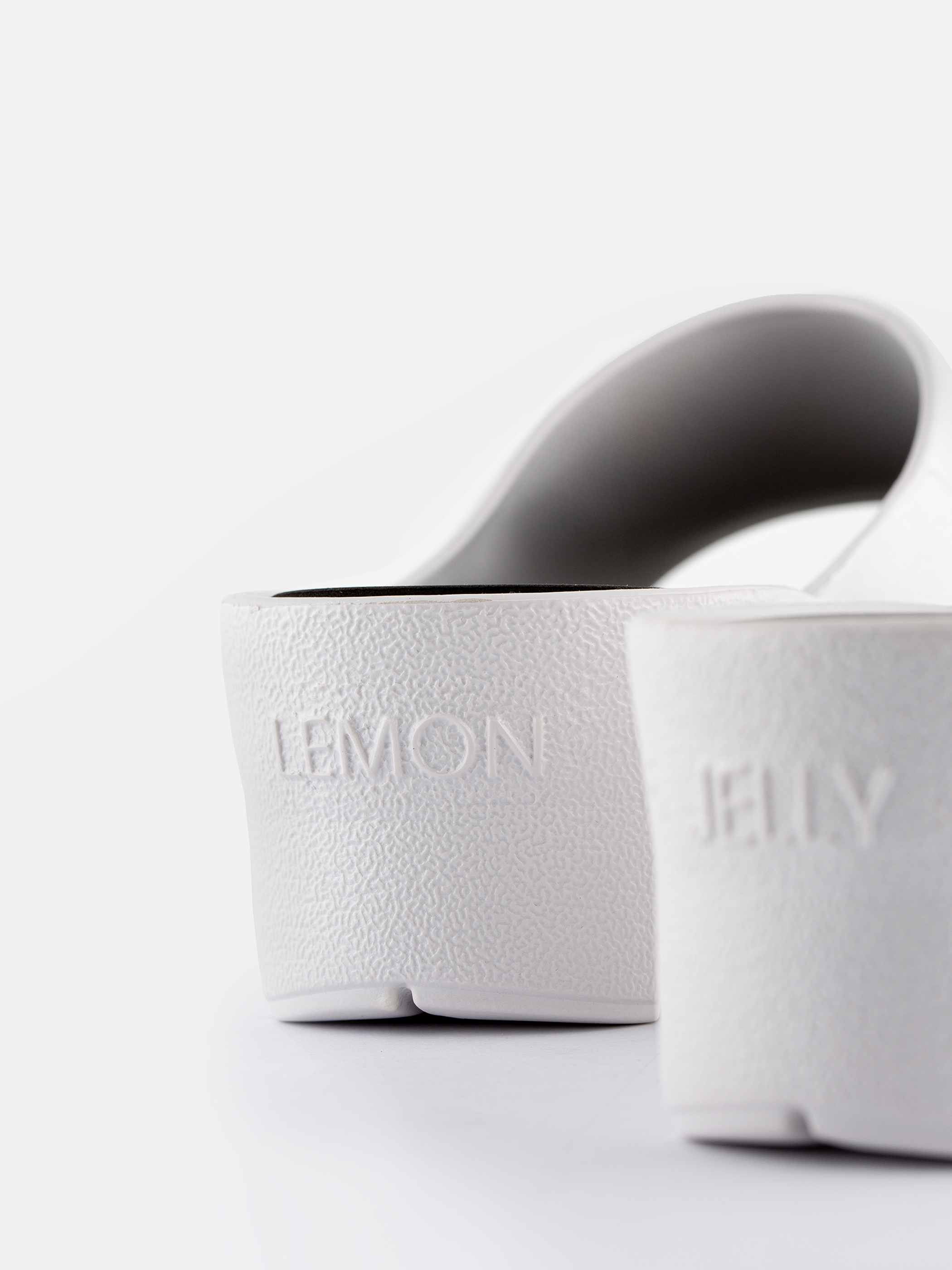 Lemon Jelly Platform Slides White SUNNY 18 | Spring Summer 2022 - 10018152