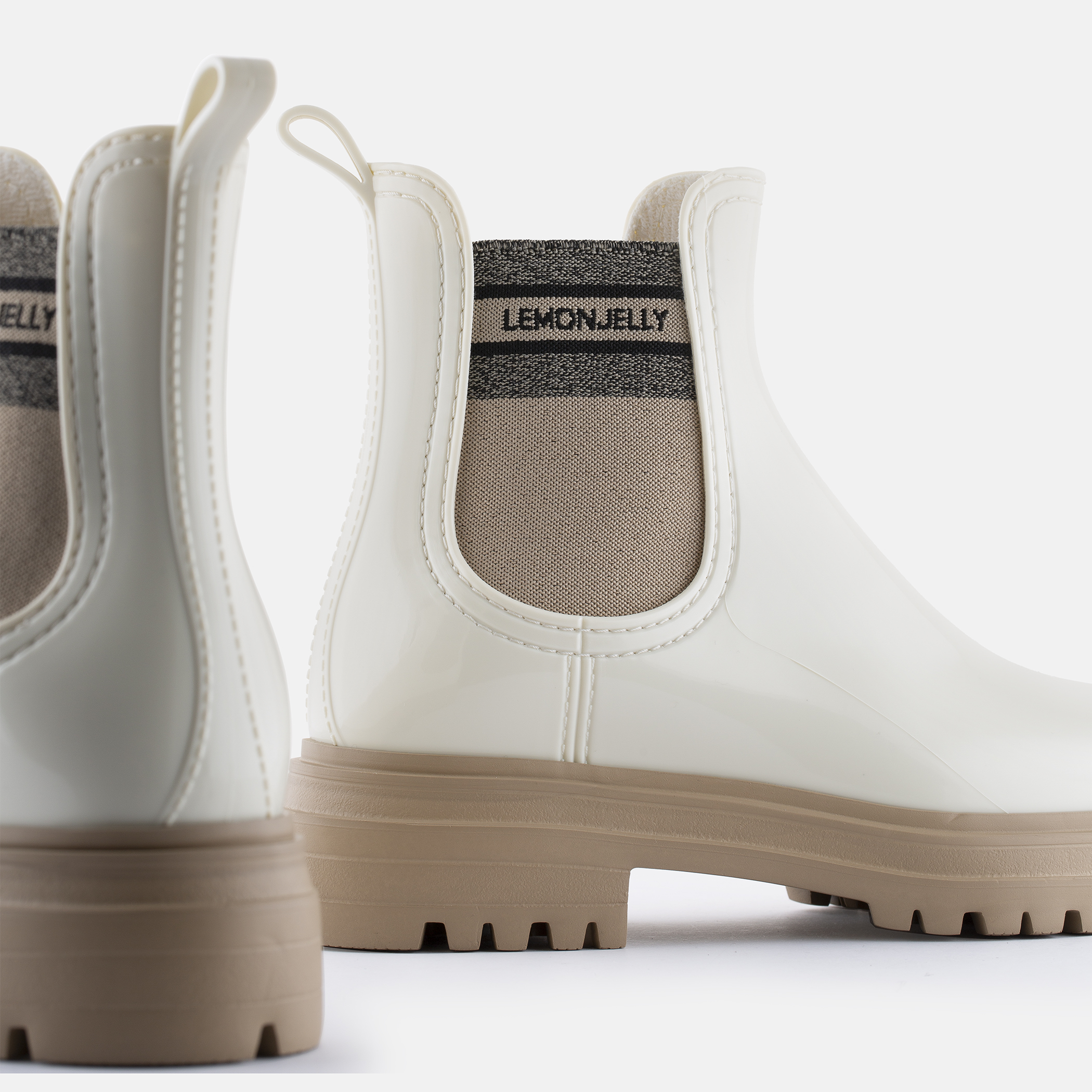 Lemon Jelly Super Light White Rain Boots for Woman FLOW 04 - 10018806