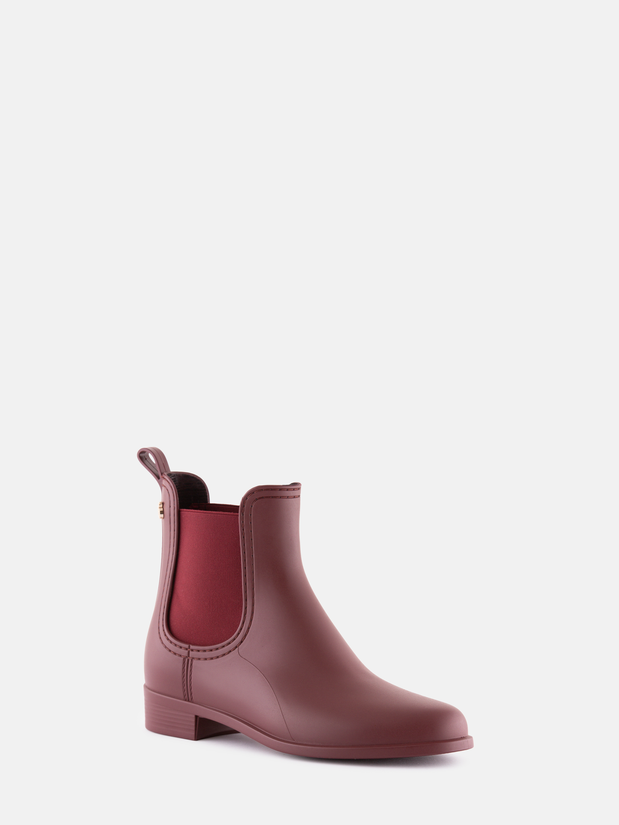 Lemon Jelly Women Vegan Burgundy Chelsea Boots SPLASH 26 - 10020050