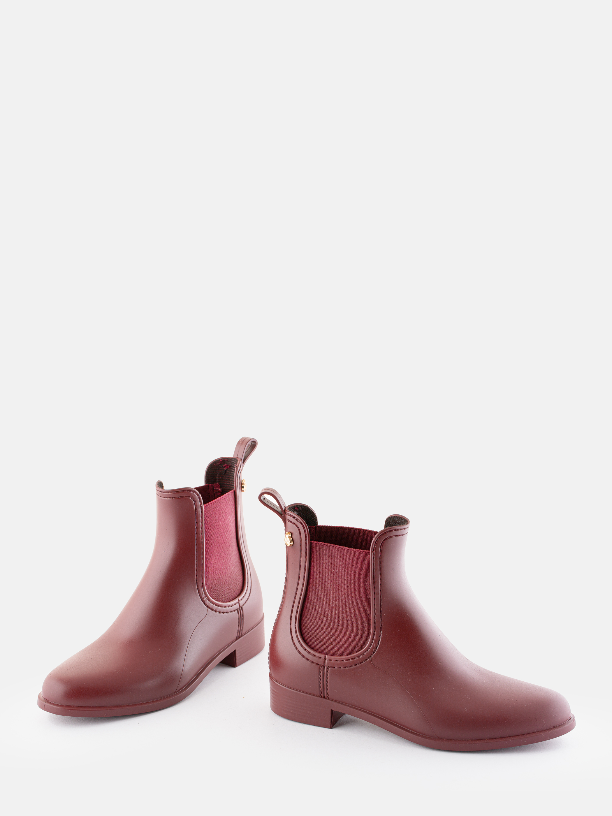 Lemon Jelly Women Vegan Burgundy Chelsea Boots SPLASH 26 - 10020050