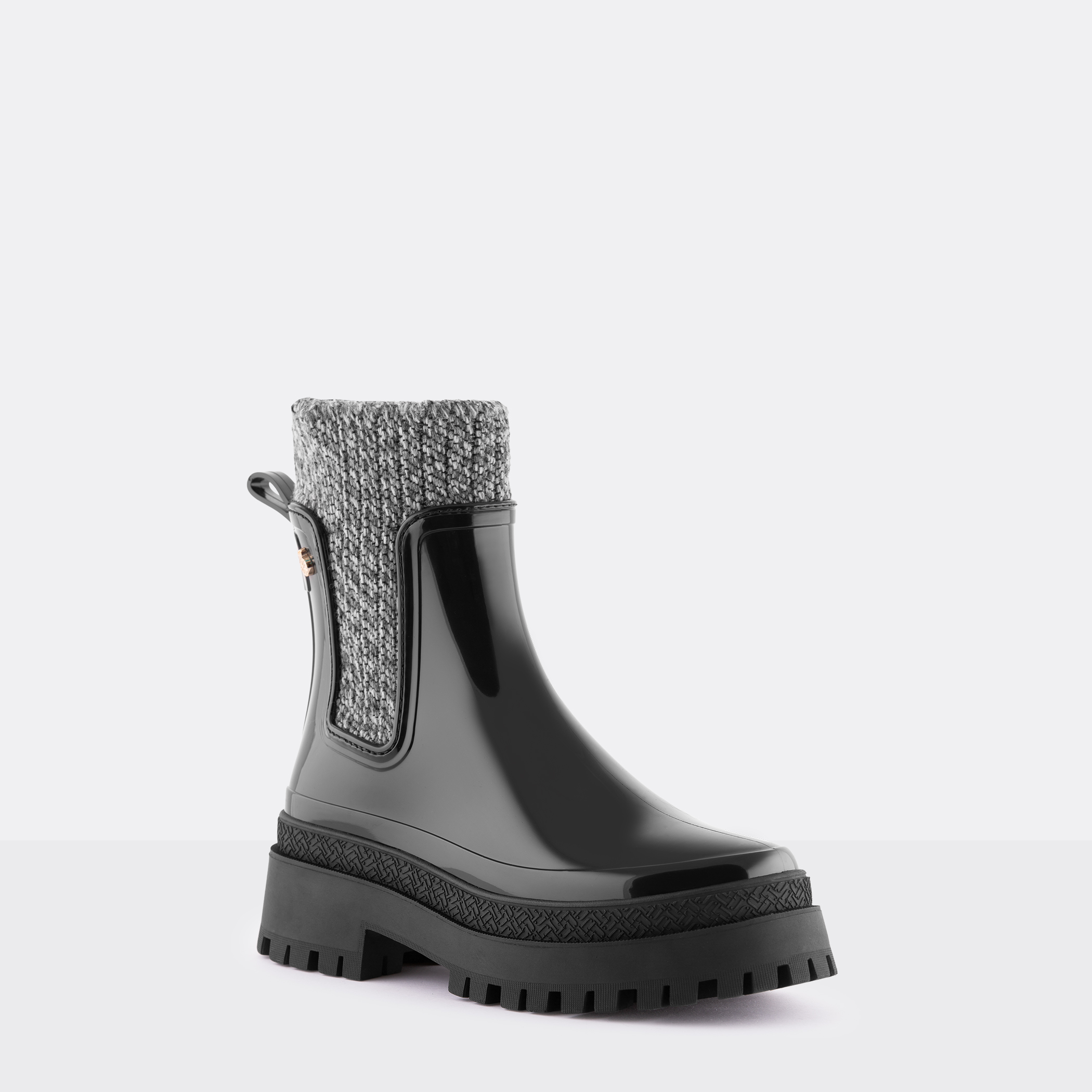 Lemon Jelly Women Boots | Vegan Black Chunky Boots EMELY 01 - 10020090